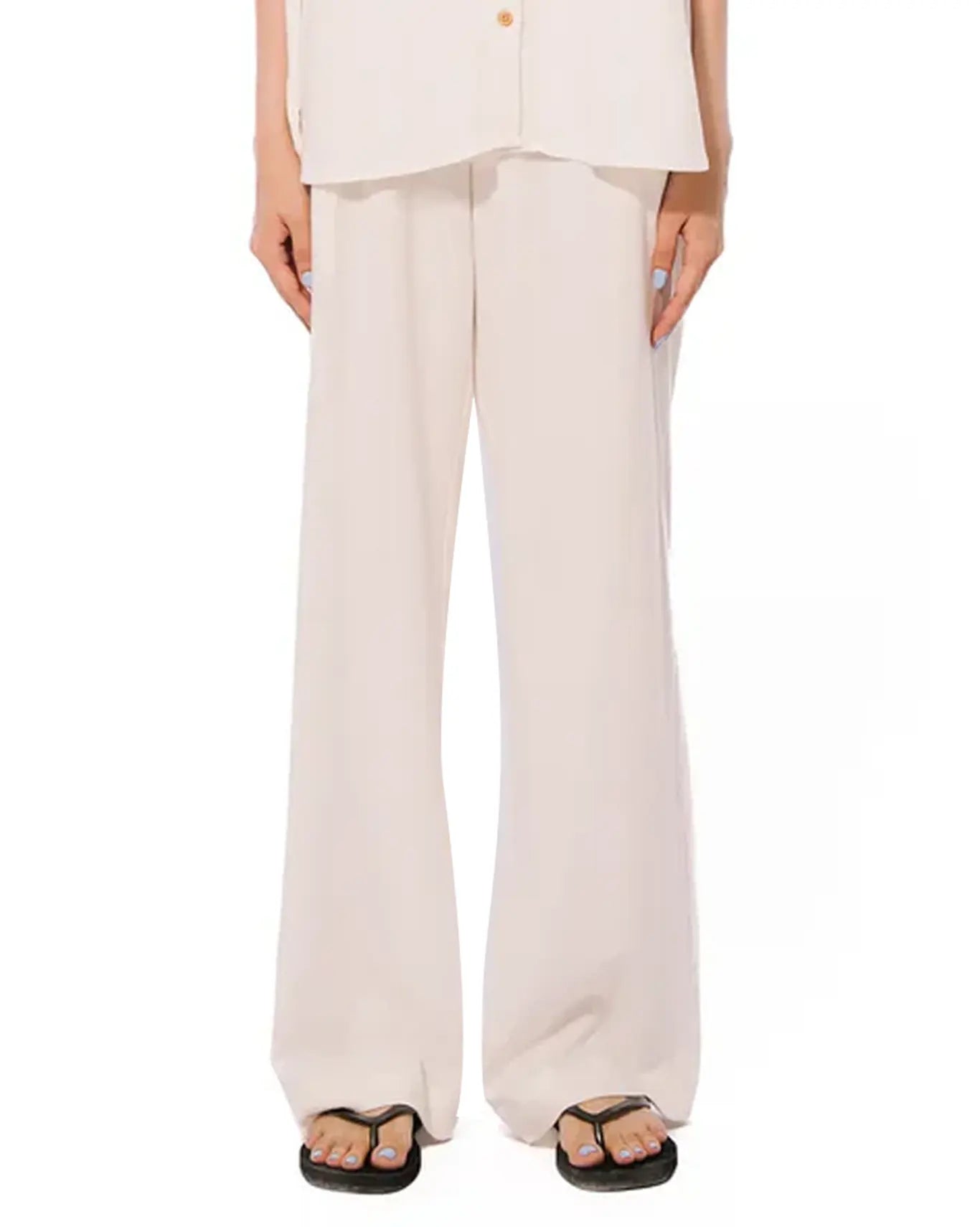Beige Cloud Straight Pants – CULT
